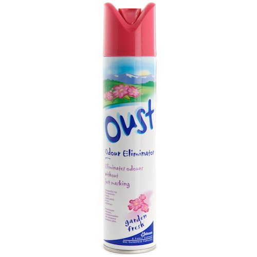 Oust Garden Fresh Air Freshner Spray (12 x 300ml)