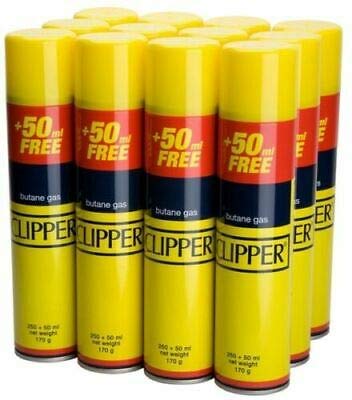 Genuine CLIPPER Universal Lighter Fuel Fluid Refill 300ML pack of 12