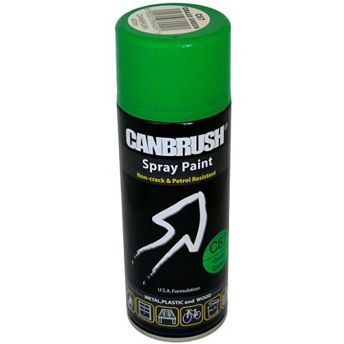 Canbrush GRASS GREEN Spray Paint Auto Diy Purpose Colour Aerosol Can C
