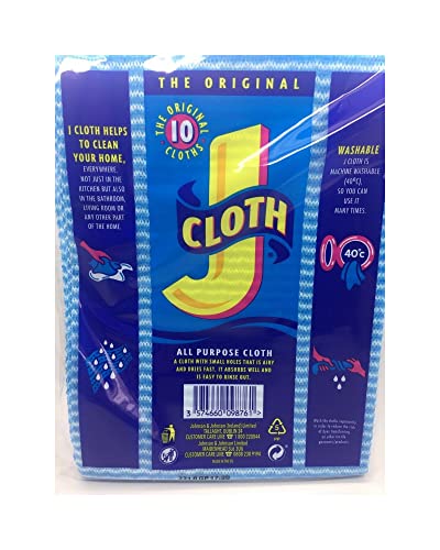 J Cloths Assorted Colours - 6 x 10's