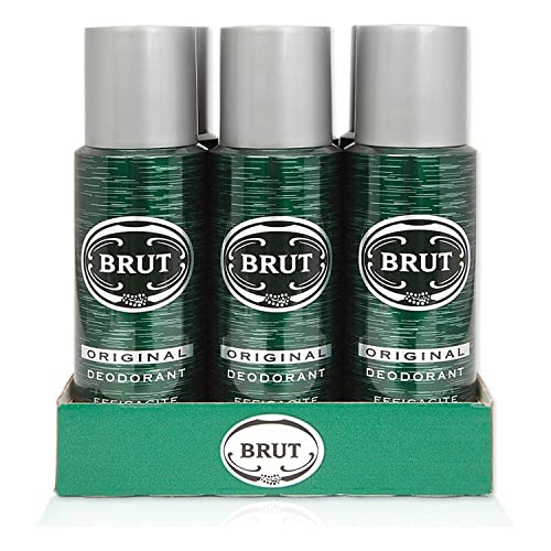 6 x Brut Deodorant Body Spray 200 ml - Original